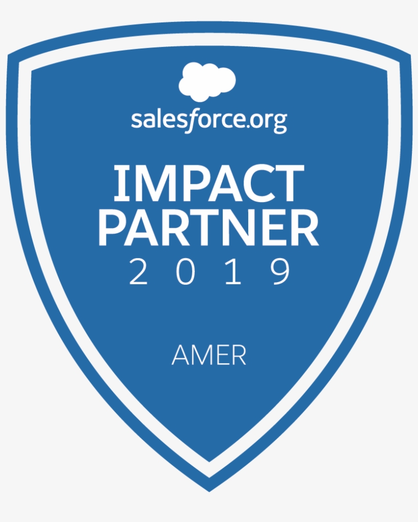 Org Impact Partner Badge - Salesforce Impact Partner 2018 PNG Image ...