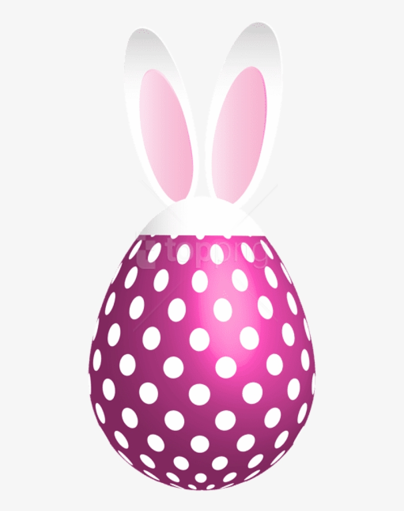 Free Png Download Easter Dotted Bunny Egg Pink Png - Bunny Eggs Clipart ...