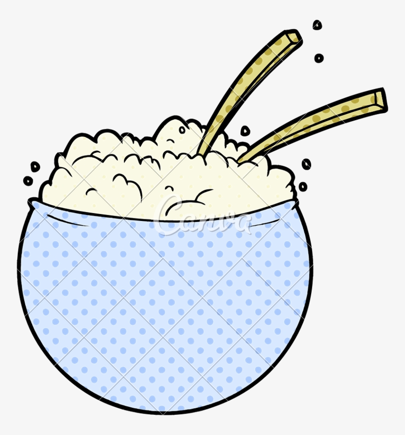 Bowl Of Icons By Canva - Cartoon Bowl Of Rice PNG Image | Transparent ...