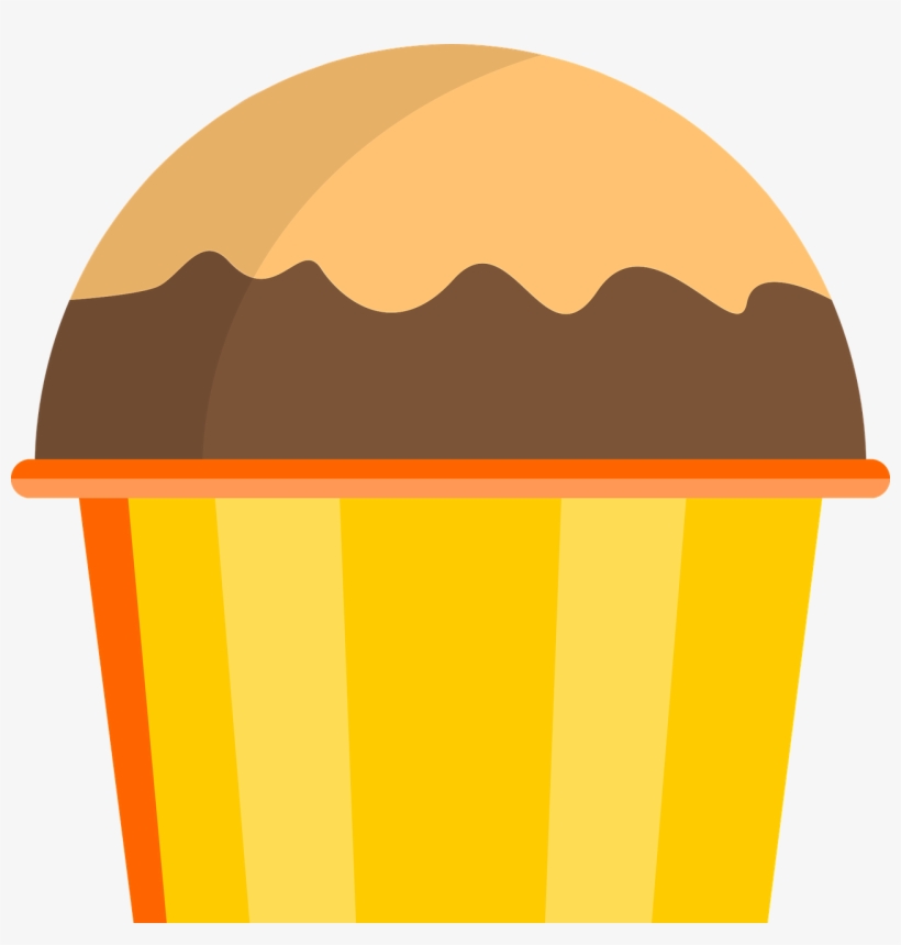 Dish,free Vector Graphics,free - Yellow Cupcake Png Vector PNG Image ...