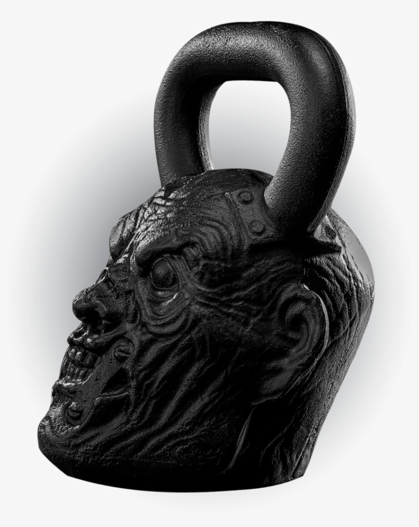 Zombie Bell Ghost Face Thrilla - Kettlebell PNG Image | Transparent PNG ...