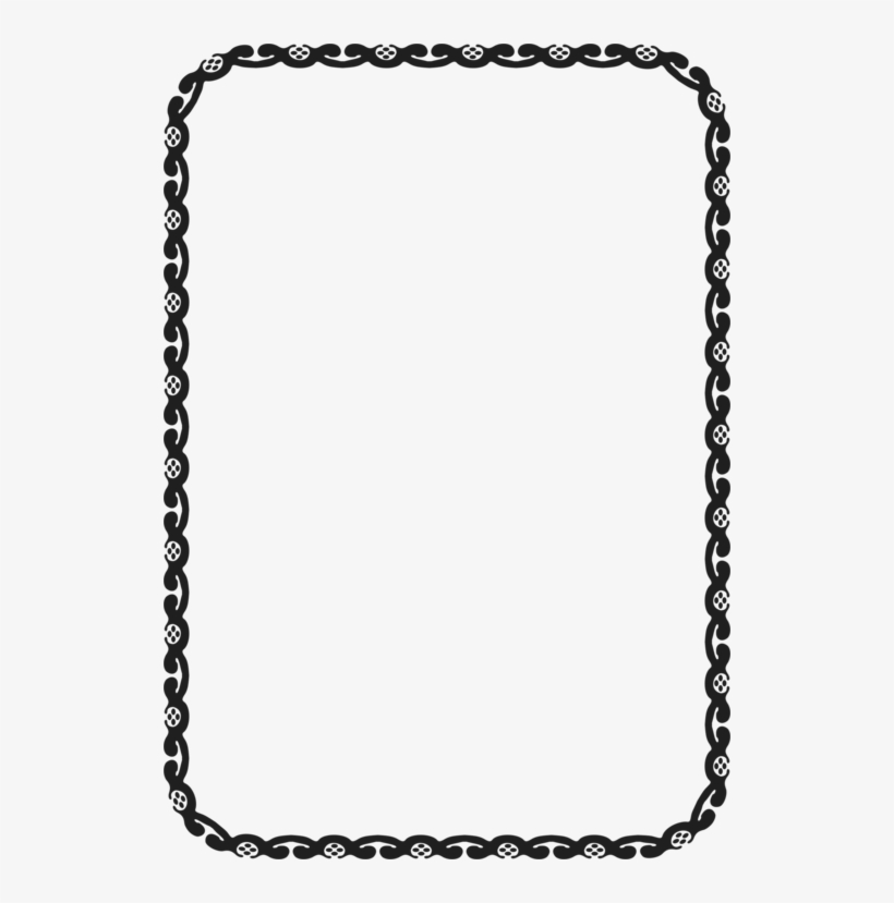 Borders And Frames Black And White Pixel Art Line Art - Computer ...