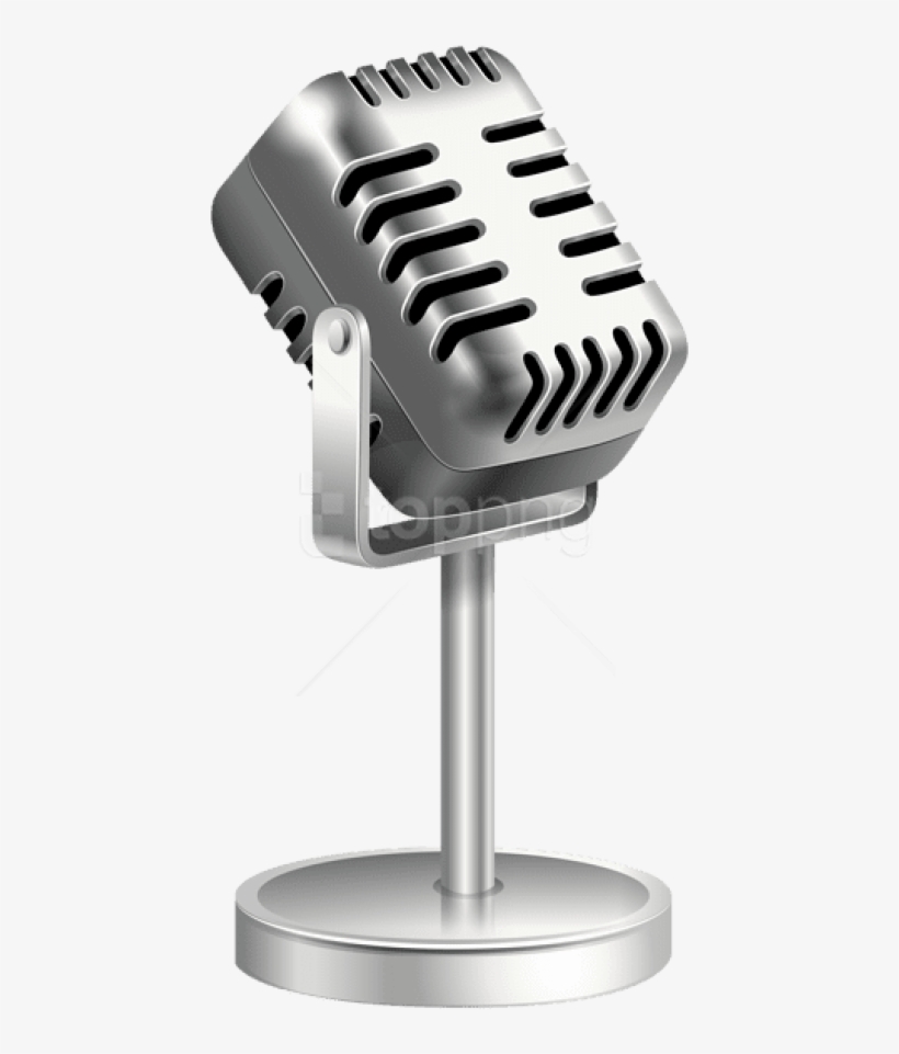 Free Png Download Retro Microphone Png Images Background - Silver ...