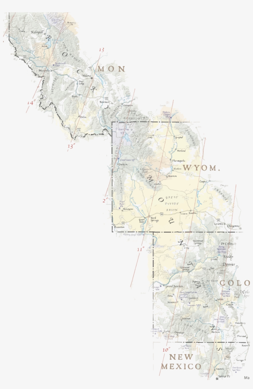 Download Forrest Fenn Map Transparent Background - Atlas | Transparent ...