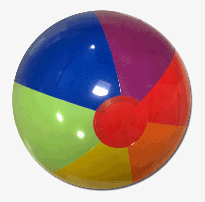 Open Image - Beach Ball Rainbow PNG Image | Transparent PNG Free ...