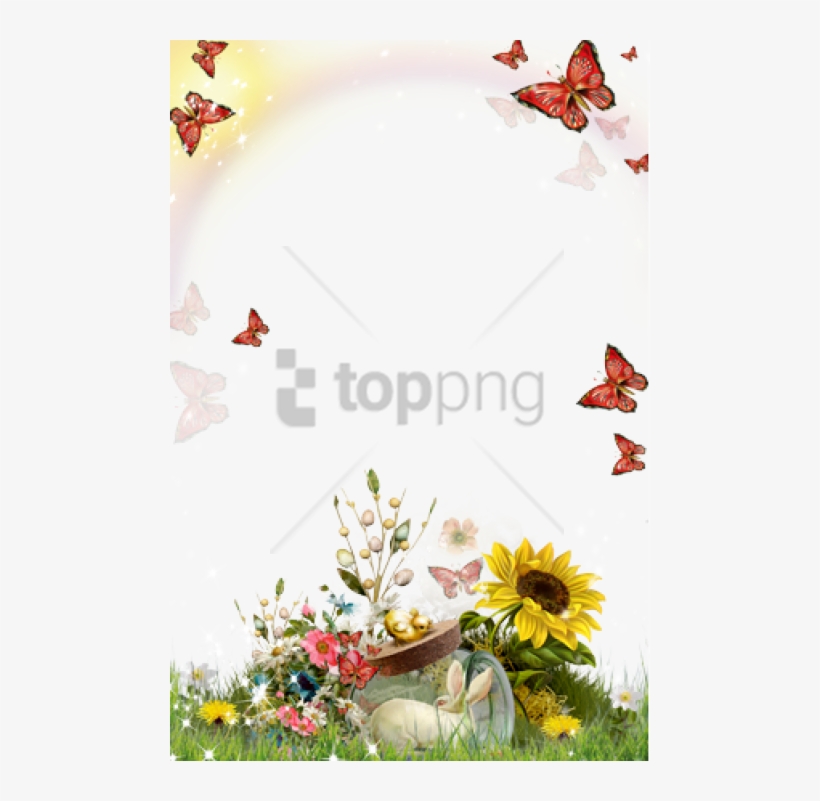 Free Png Spring Border Png Png Image With Transparent - Marcos Para ...
