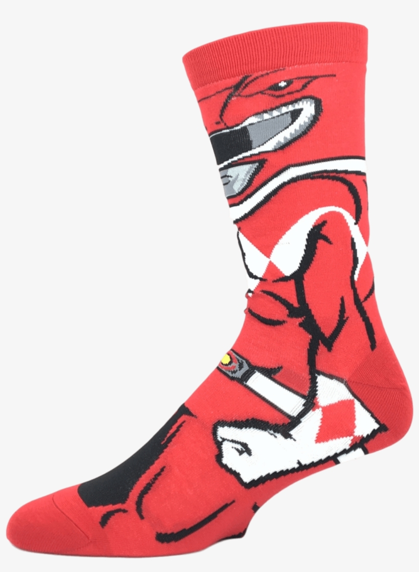 Power Rangers Red Ranger 360 Socks - Sock PNG Image | Transparent PNG ...