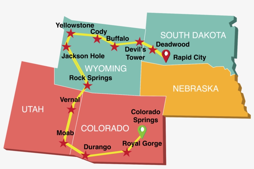 Explore The Western Region In The Most Captivating - Diagram PNG Image ...