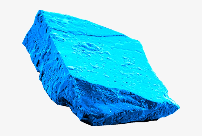 A Microscope Image Of A Tiny Hibonite Crystal, Only - Blue Hibonite ...