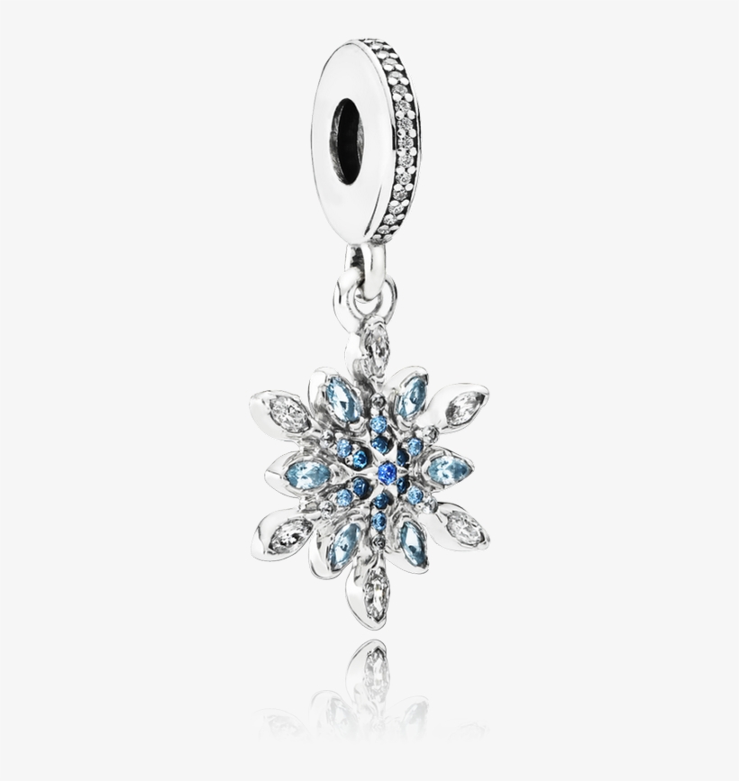 Crystalized Snowflake, Blue Crystals & Clear Cz - Pandora Crystalized ...