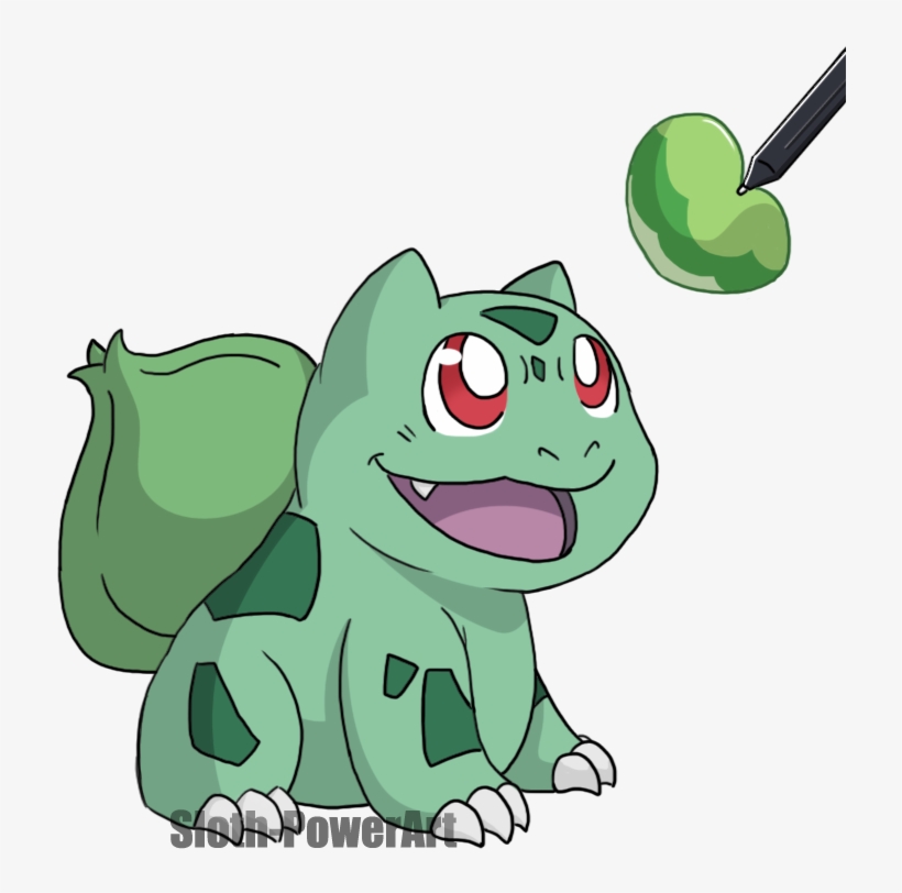 Happy Bulbasaur - Gift Art - Bulbasaur Gift PNG Image | Transparent PNG ...