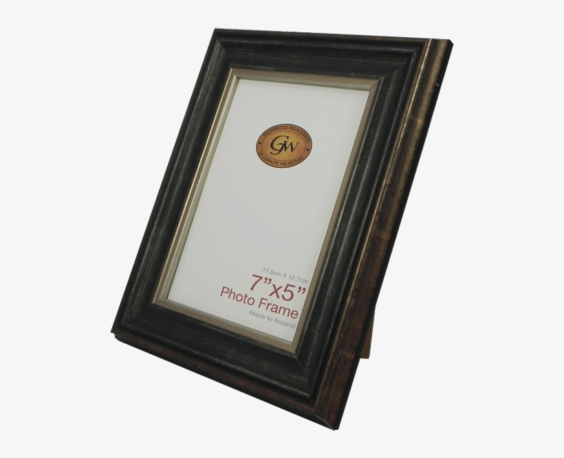 Black Scoop / Silver Line Photo Frame - Picture Frame PNG Image ...