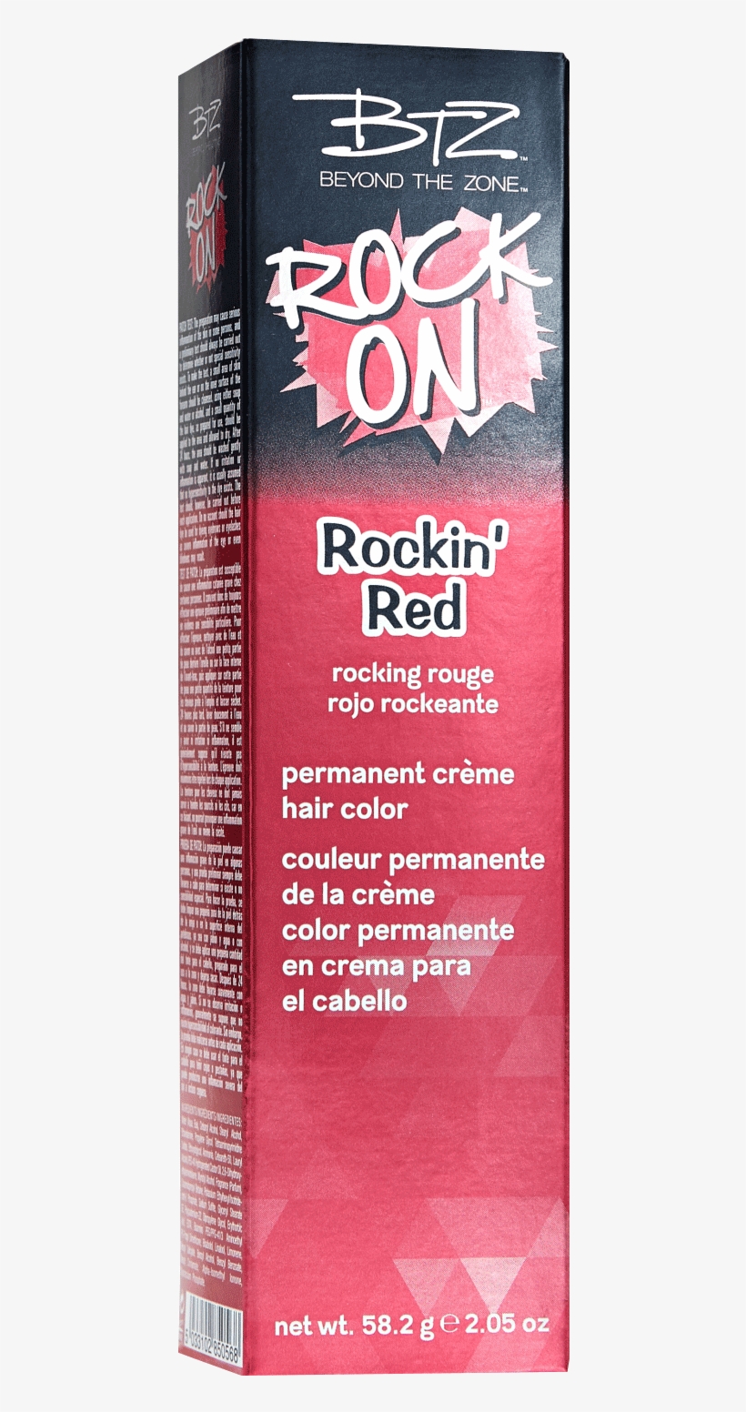 Beyond The Zone Rockin Red Permanent Creme Hair Color - Rock On Rockin ...