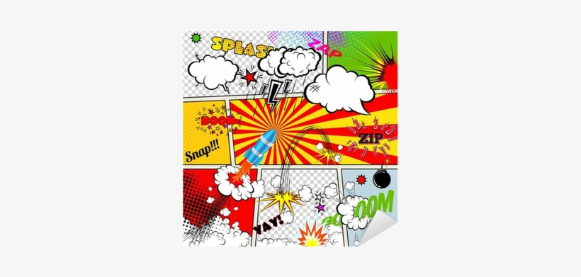 Set Of Retro Comic Book Vector Design Elements, Thought - Mein Eigener ...