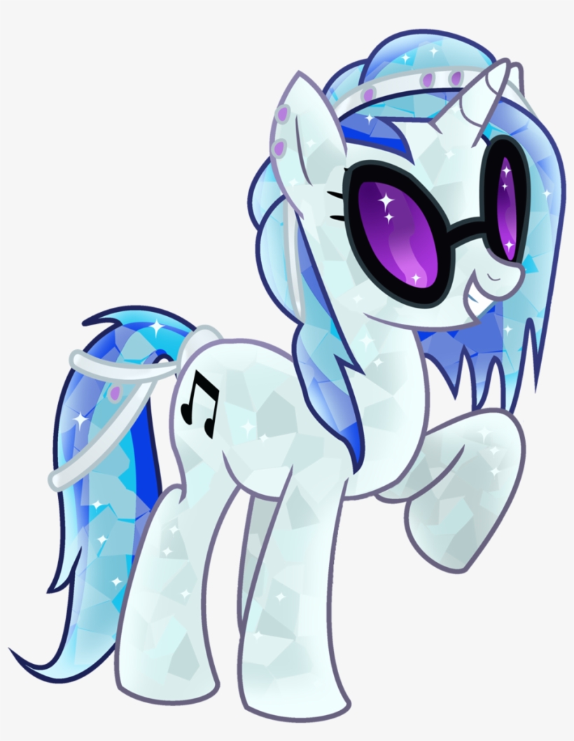 Crystal Vinyl Scratch By Ox Deso Xo-d5t5vsb - My Little Pony ...
