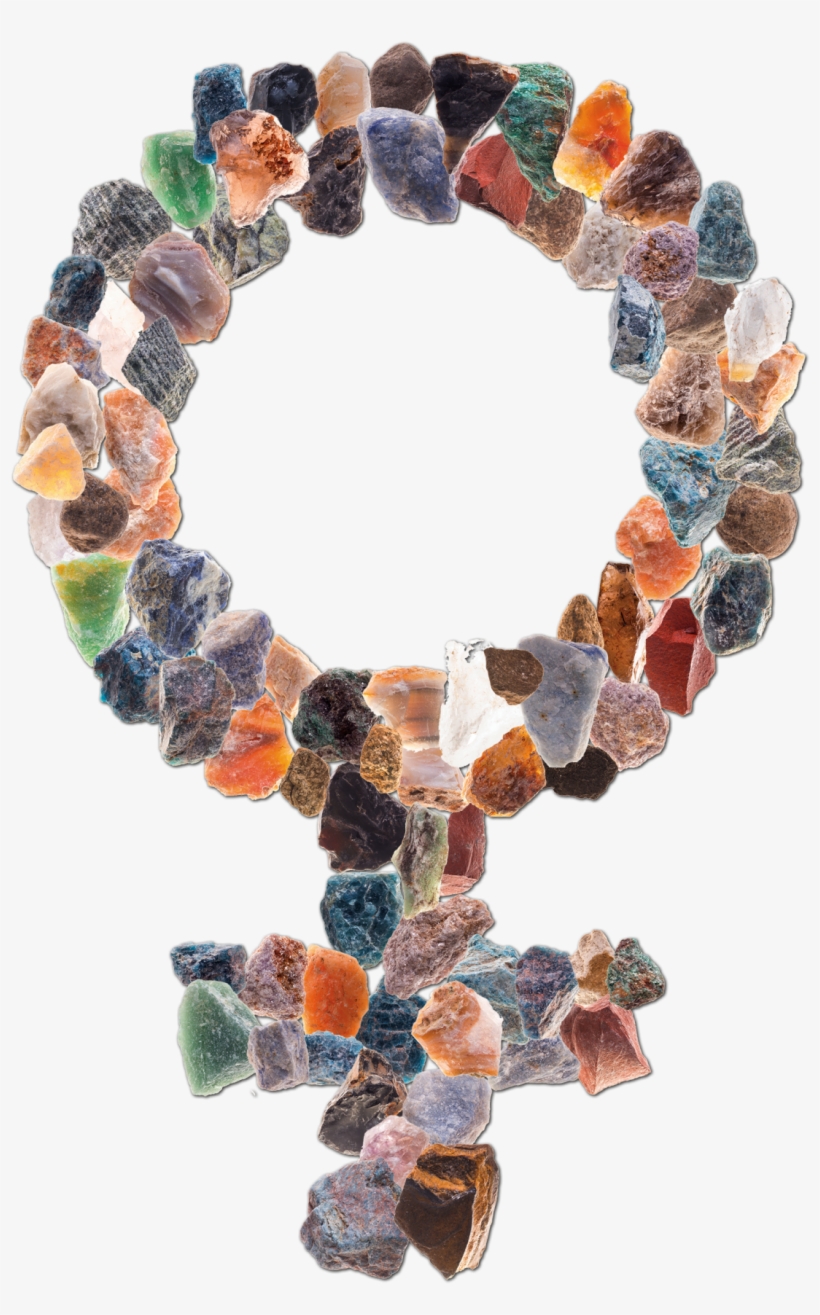 Female Symbol Made Of Stones - Geology PNG Image | Transparent PNG Free ...