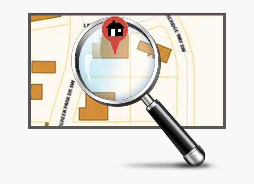 Look Up Your Property - Magnifying Glass Search Png PNG Image ...