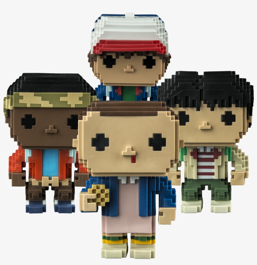 8-bit Funko Pop Vinyl Bundle - Stranger Things 8 Bit Pop Vinyl PNG ...