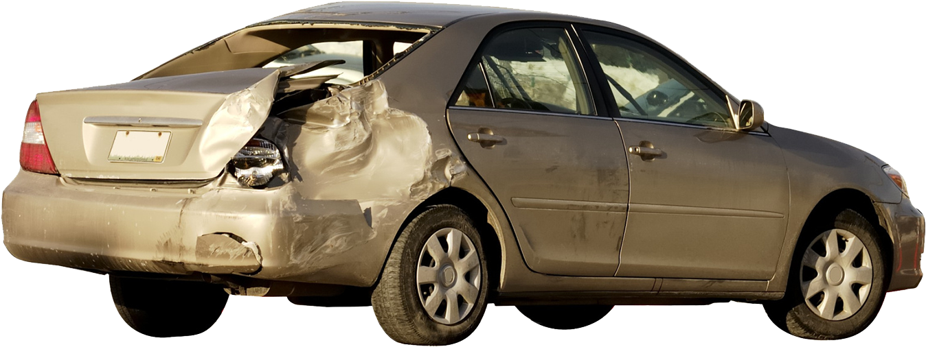 Car Crash Is Damaged - Transparent Car Crash (1494x556), Png Download