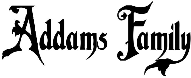 Download Addams Png - Addams Family Logo Png | Transparent PNG Download ...