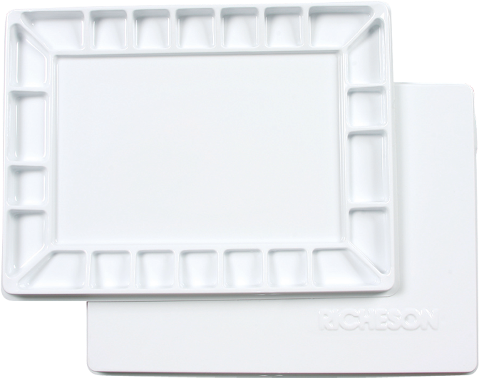 Richeson Giant Watercolor Palette With Cover - Jack Richeson 22 Wells ...