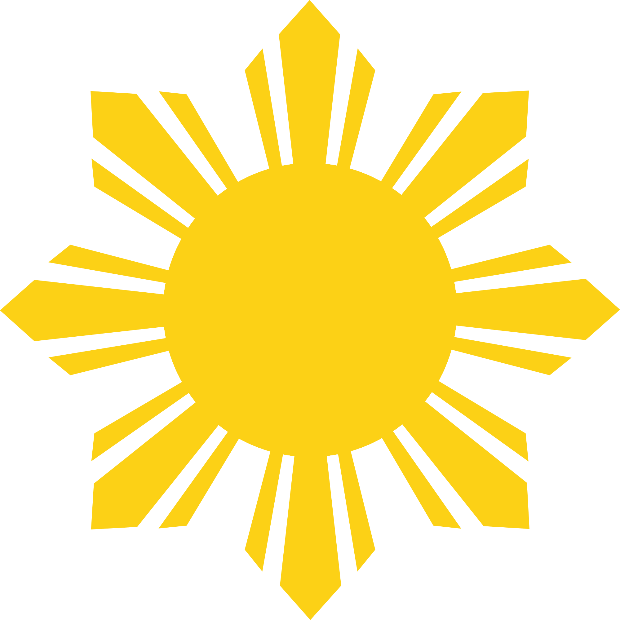 Flag Of The Philippines - Philippine Sun (1900x1900), Png Download