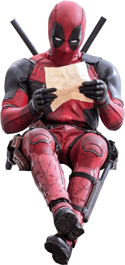 Deadpool Reading - Ryan Reynolds Signed Deadpool Reading Note 11x14 ...