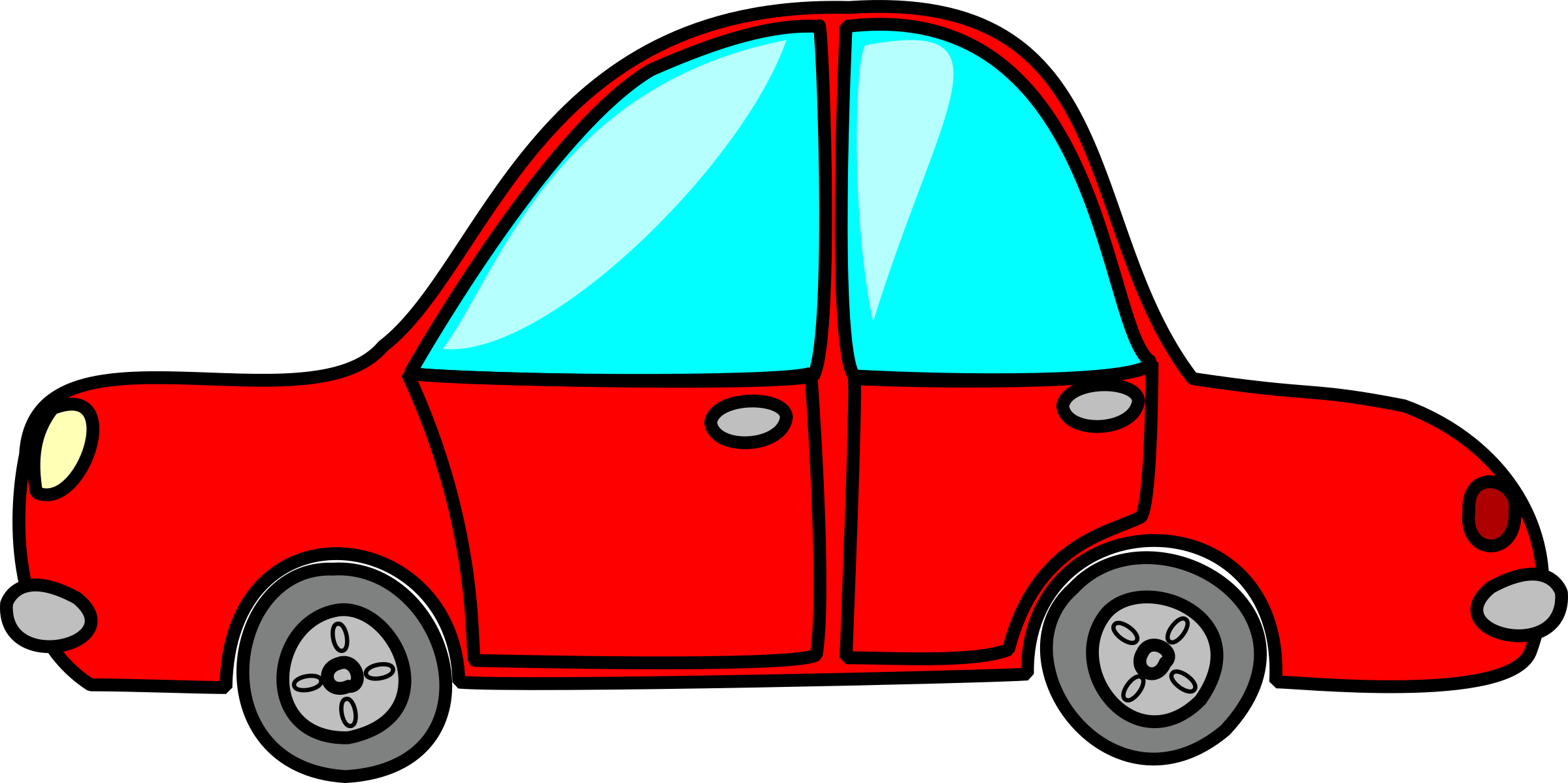 Toy Car Clip Art Library Library - One Car Clipart (2400x1198), Png ...