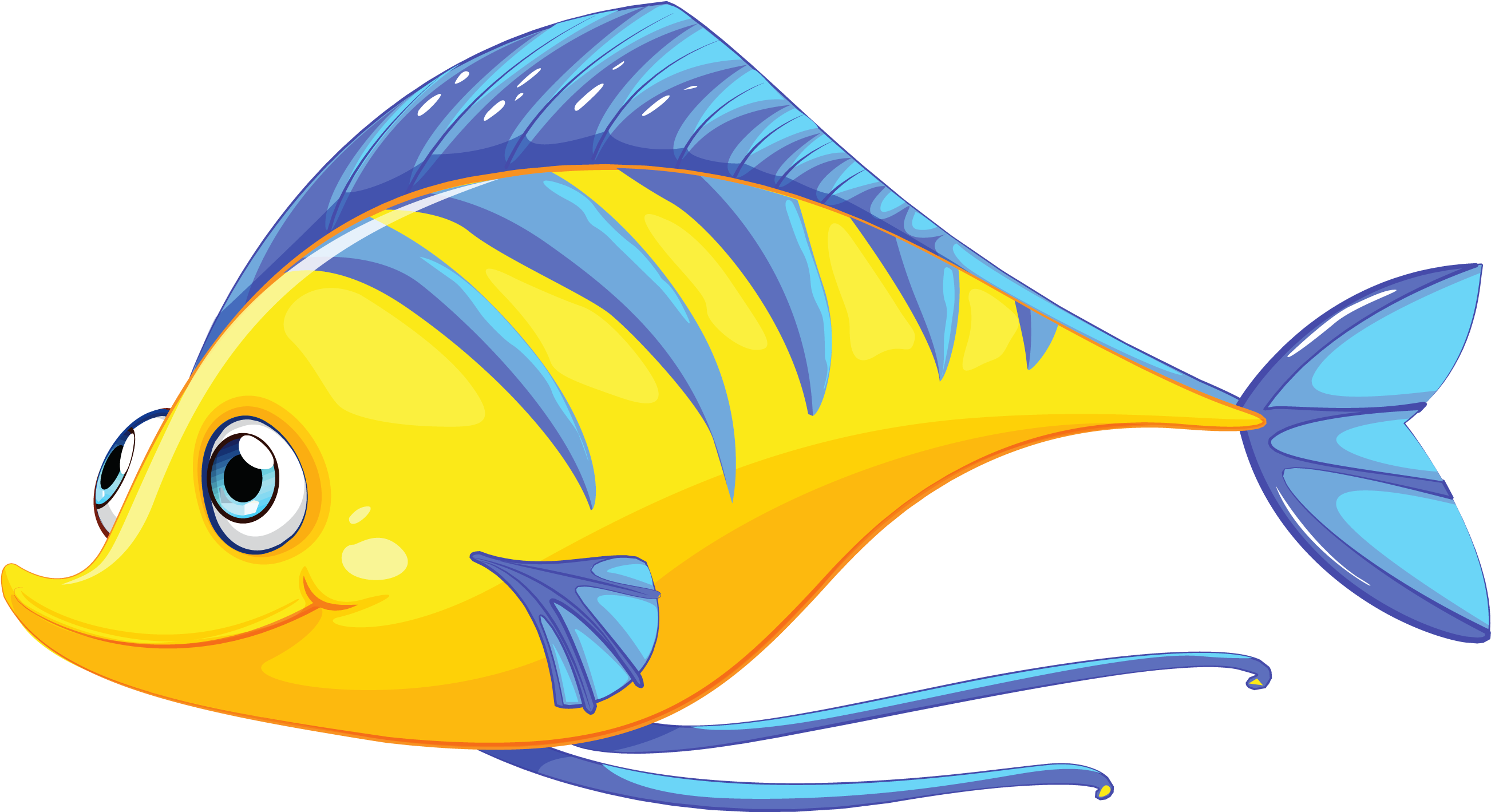 Png Freeuse Sea Life At Getdrawings Com Free For - Five Fish (2778x1639 ...
