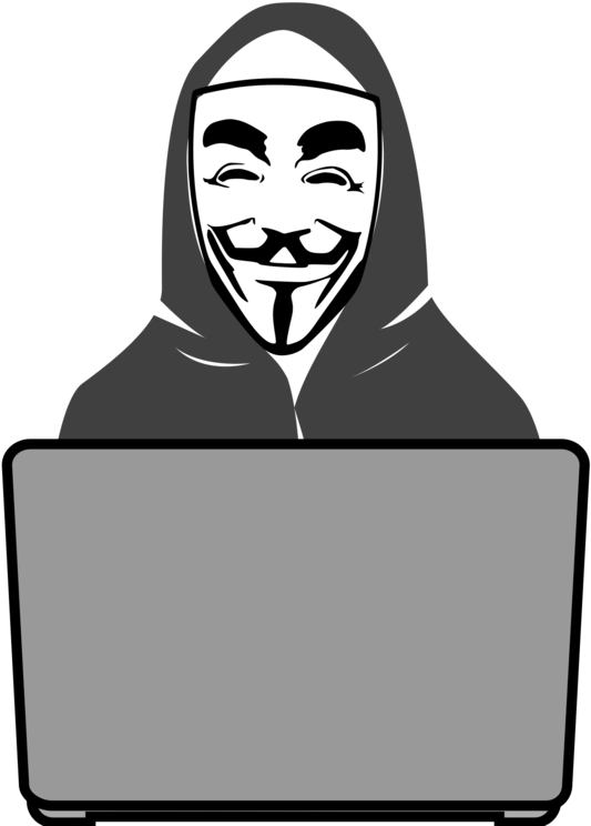 Security Hacker Computer Security Anonymous Computer - Hacker Clipart ...