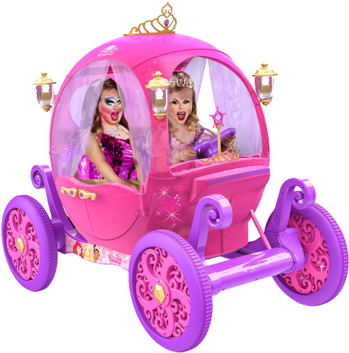 Princess Carriage Power Wheels (500x500), Png Download