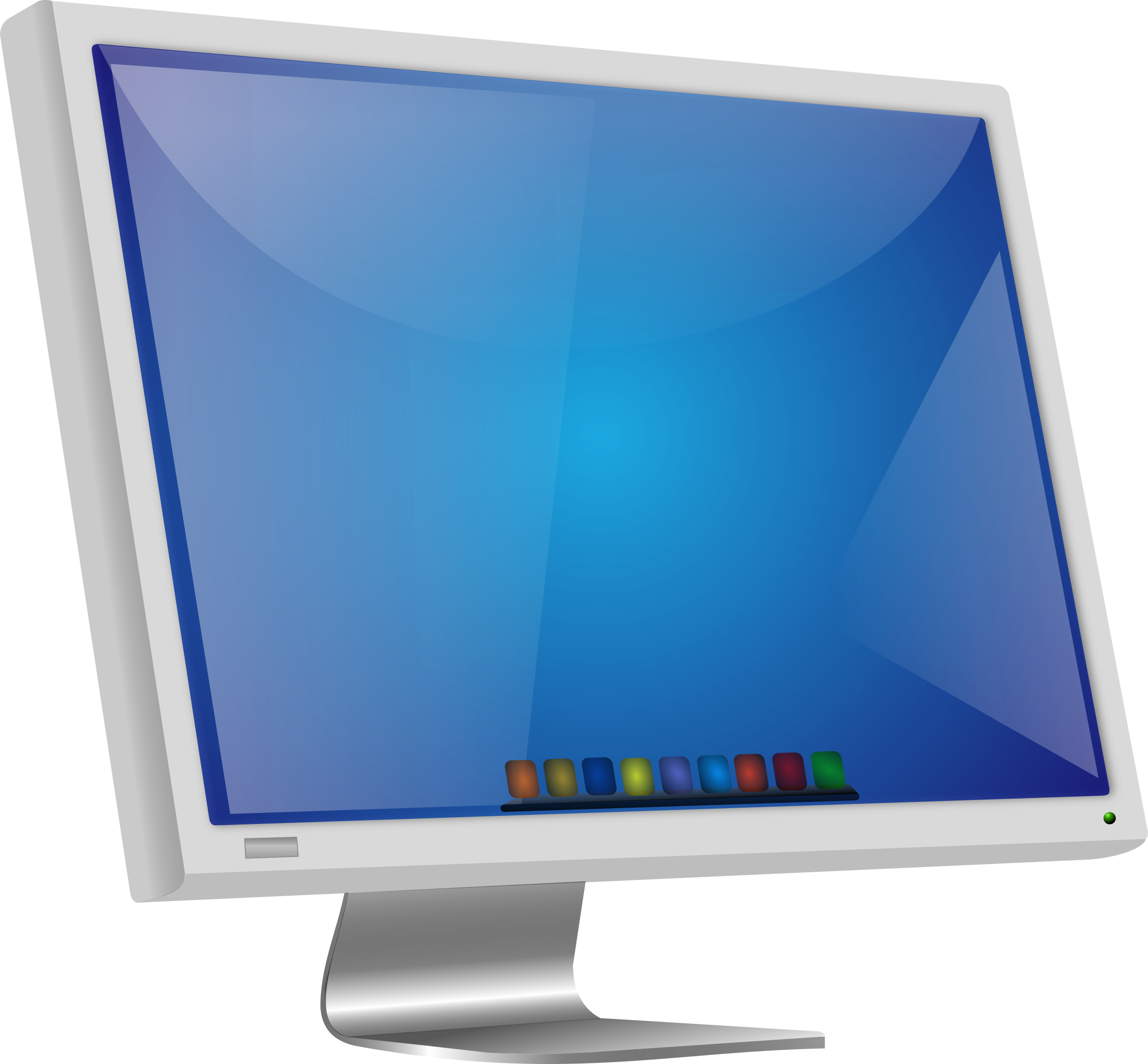 Image Black And White Linux Lcd Big Image Png - Lcd Monitor Clipart ...