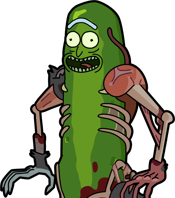 Pickle Rick - Pickle Rick Png (613x694), Png Download