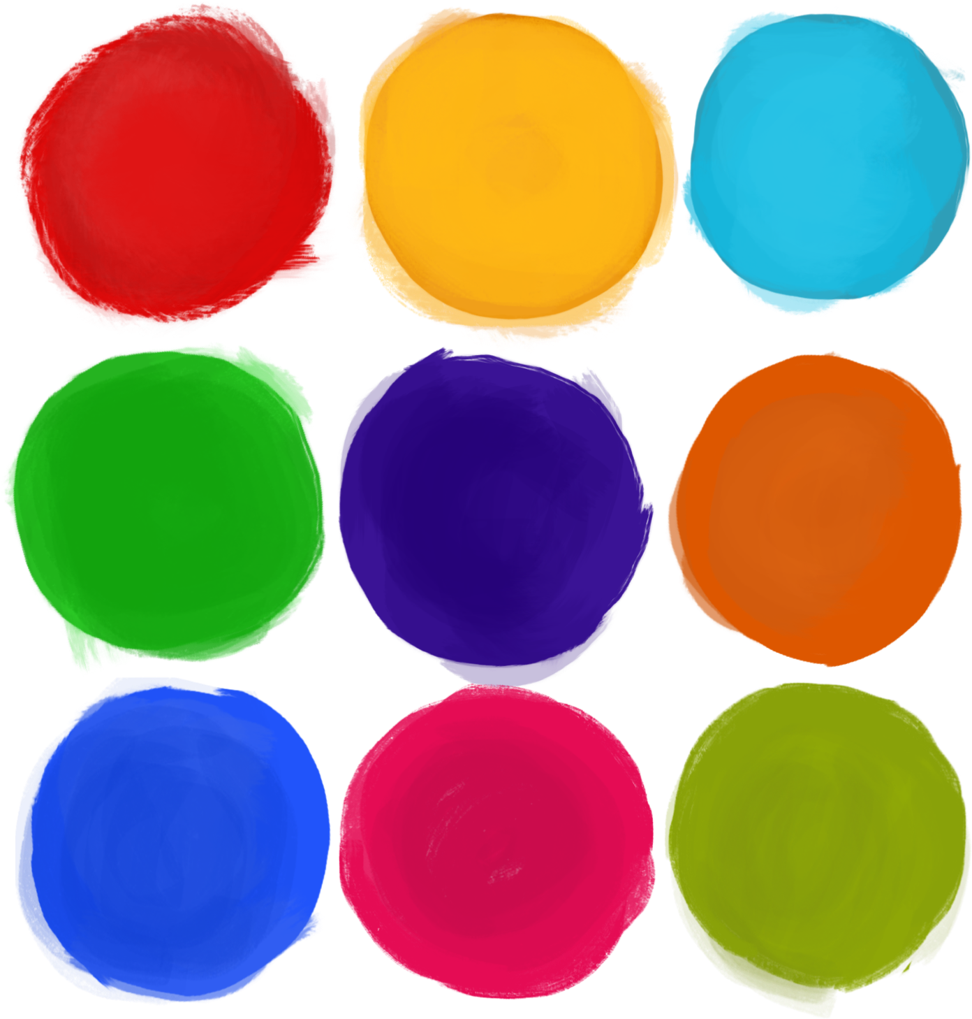 Color Dot Png (1408x1920), Png Download