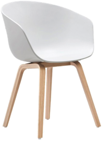 Aac Chair Pp White - Design Chairs (500x500), Png Download