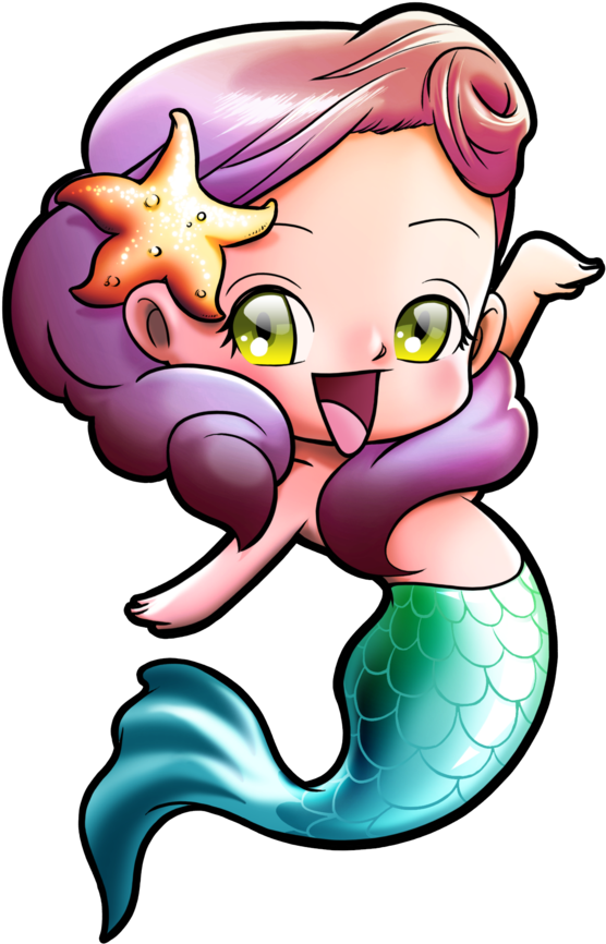 Download Chibi Mermaid By Gomitas On Deviantart - Chibi Mermaid ...