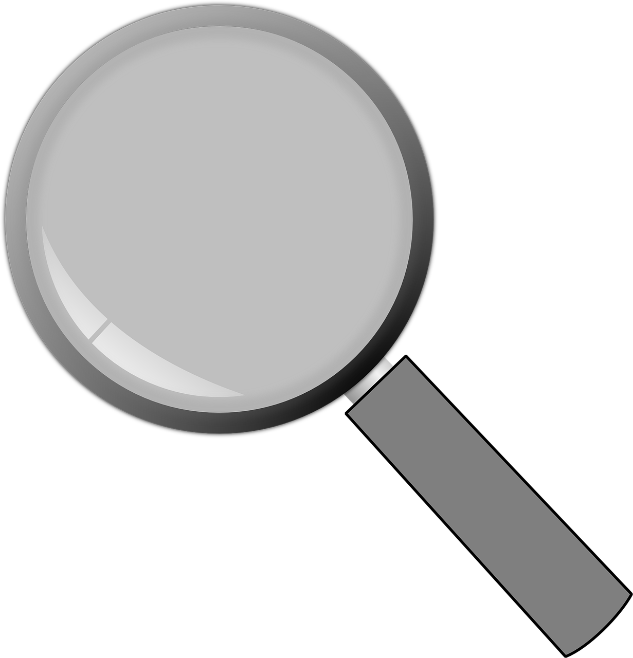 Magnifying Lens Glass - Hand Lens Png (1231x1280), Png Download