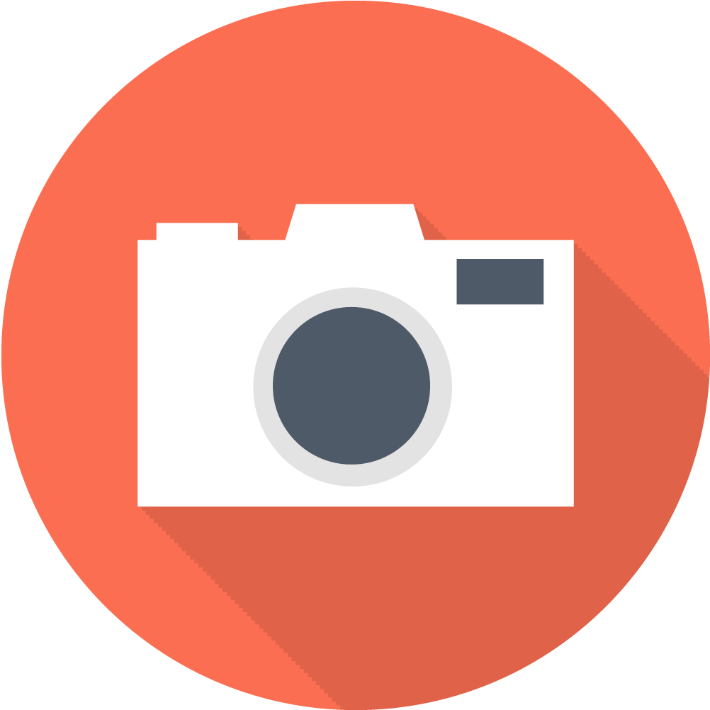Download Png Ico Icns - Camera Icon Flat Design (1024x1024), Png Download