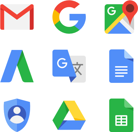 Download Google - Google Products Logos Png | Transparent PNG Download ...