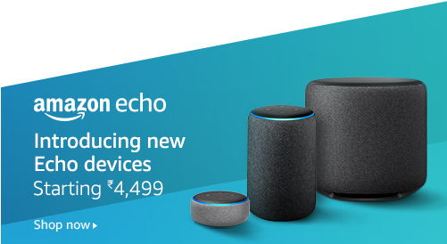 Echo & Alexa - Table (500x450), Png Download