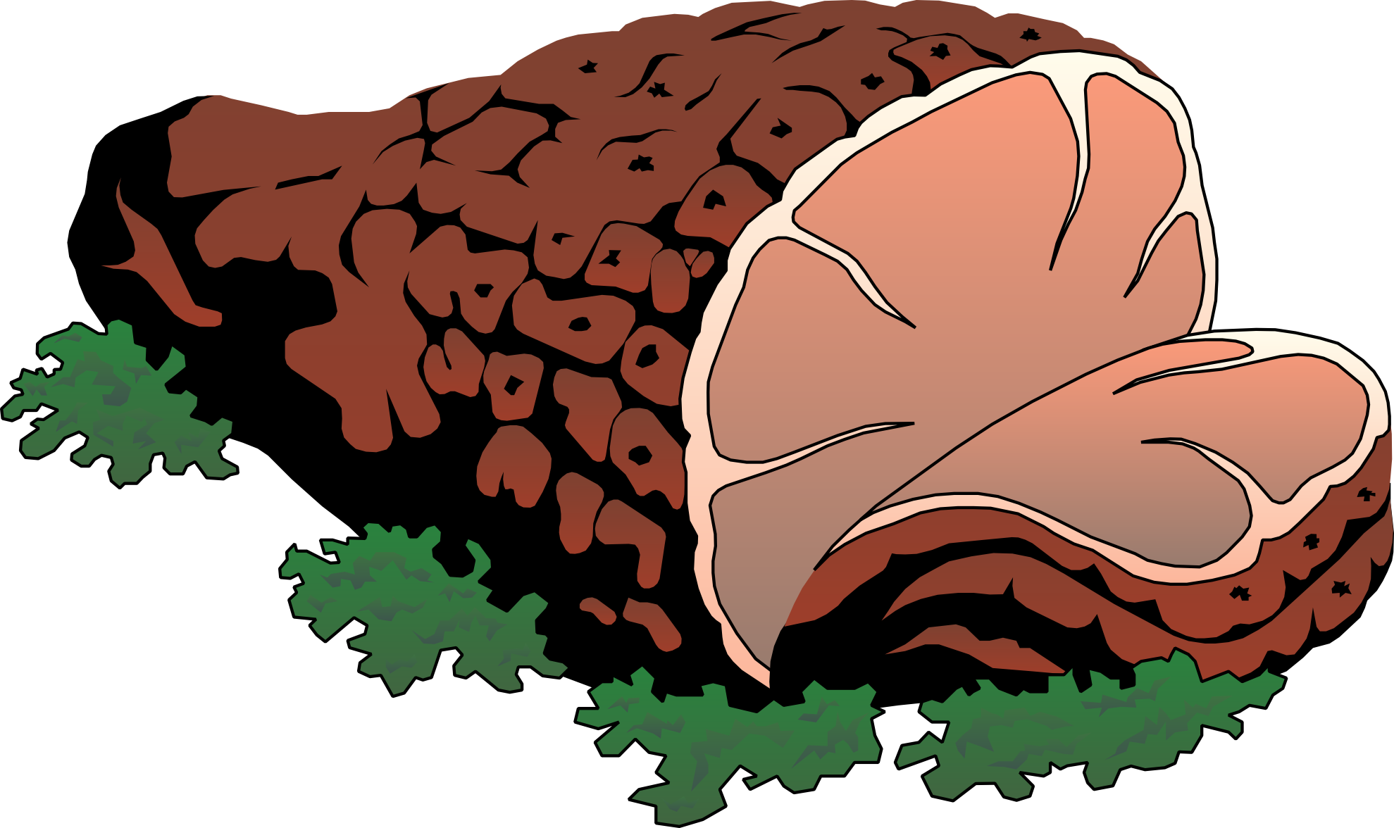 Meat Drawing Roast Beef - Meat Clipart (1979x1176), Png Download
