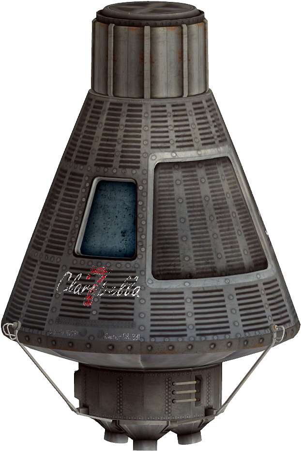 Fo3mz Space Shuttle - Fallout 3 Delta Ix Rocket (700x1000), Png Download