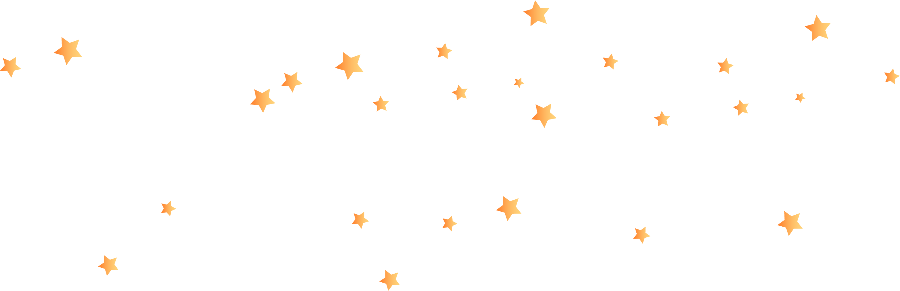 Star Background Png (3001x972), Png Download