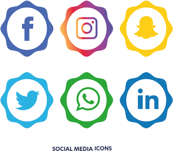 Social Media Logos Transparent Png (640x640), Png Download