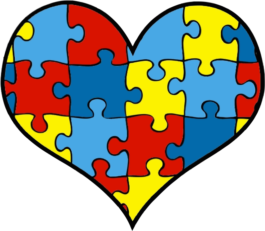 Download Autism Heart Png - Autism Spectrum Disorder Heart ...