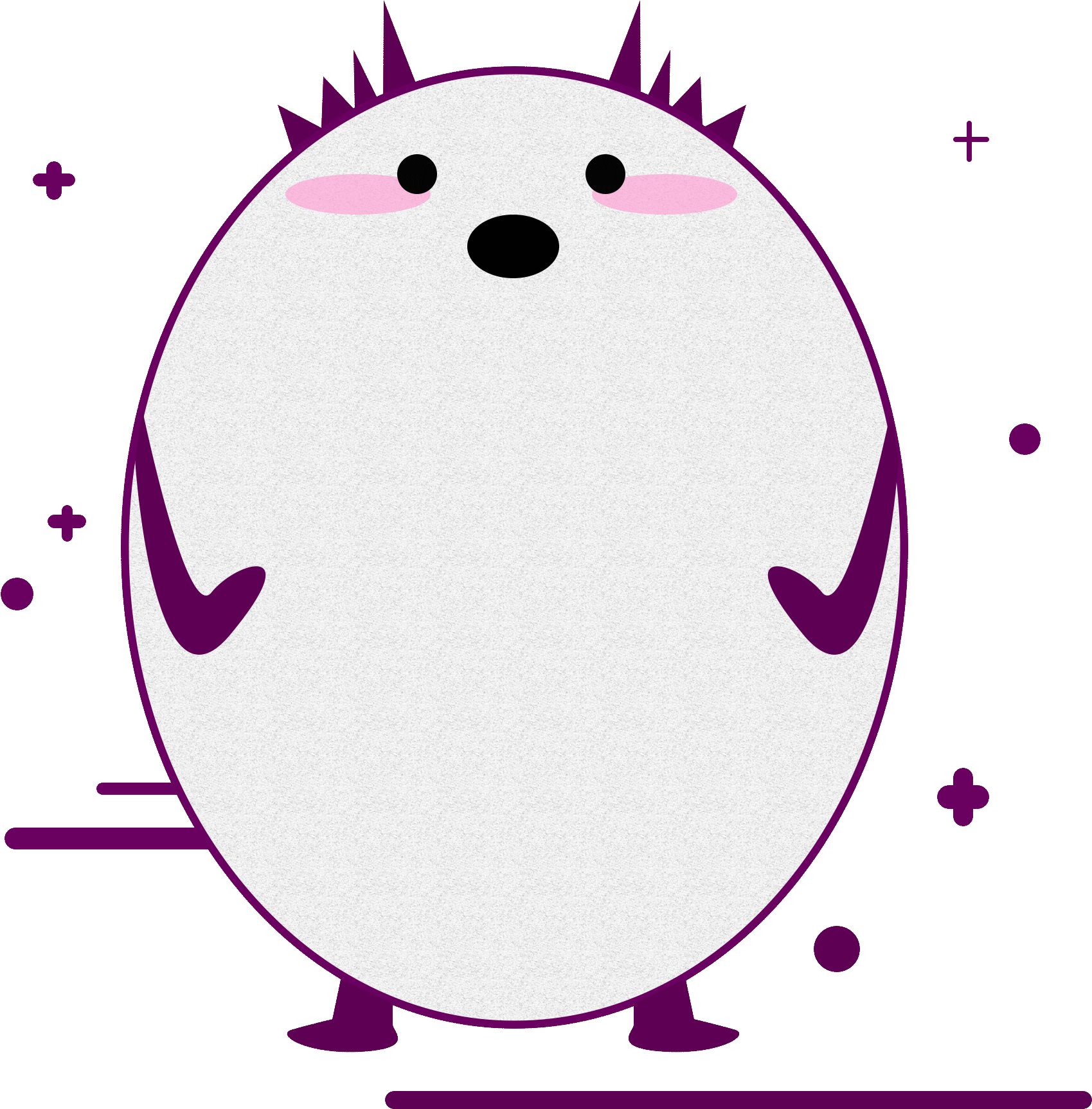 Cartoon Cute Monster Gender Png And Psd - Cartoon (2000x2000), Png Download