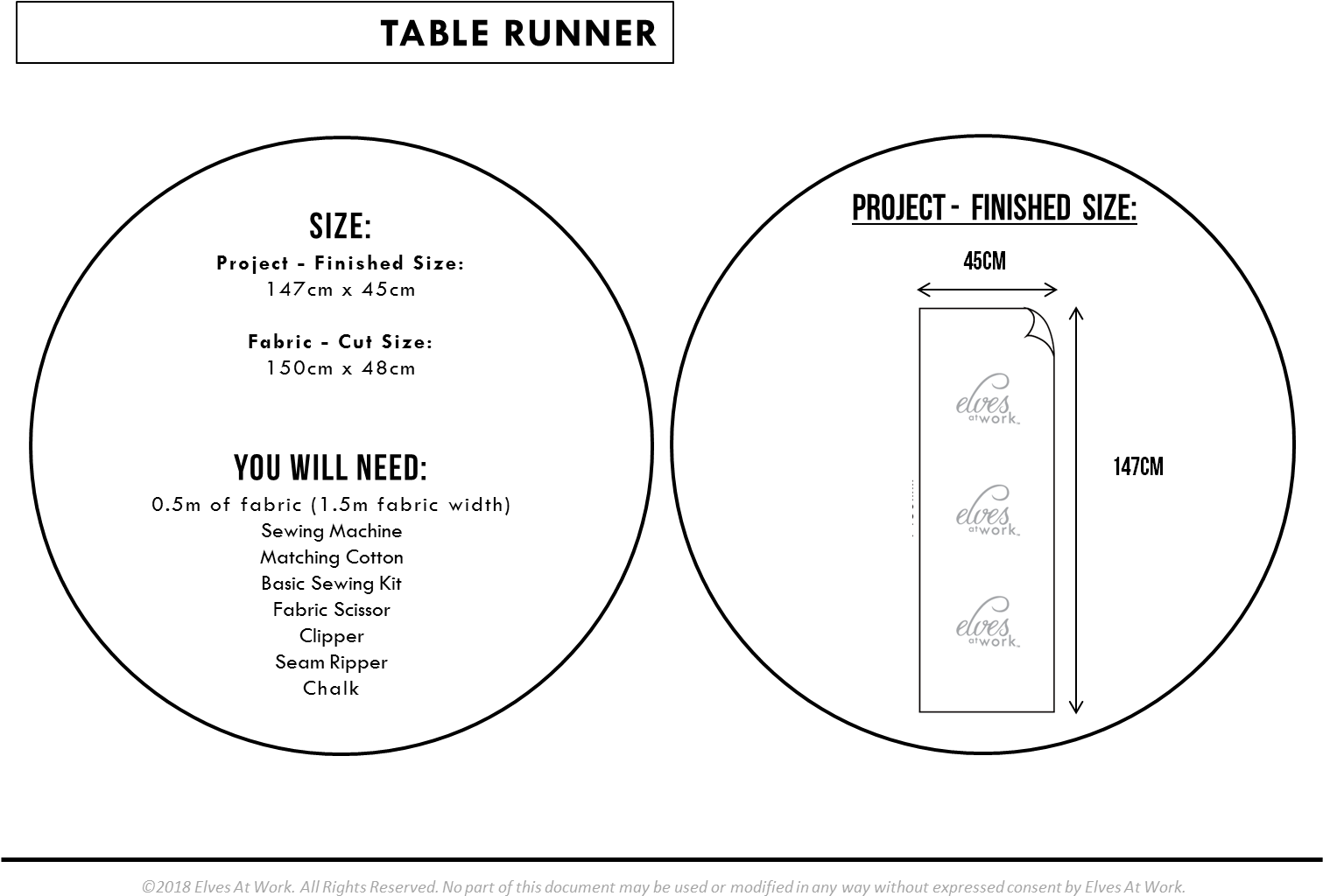 Tablerunner1 - Diagram (1510x1042), Png Download