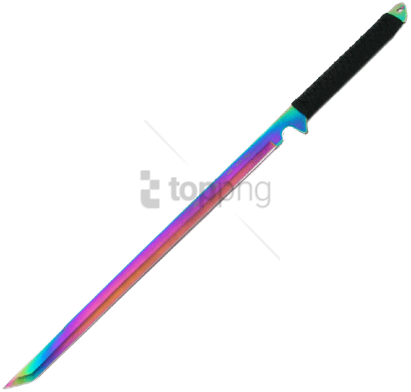 Download Free Png Rainbow Sword Png Image With Transparent Background ...