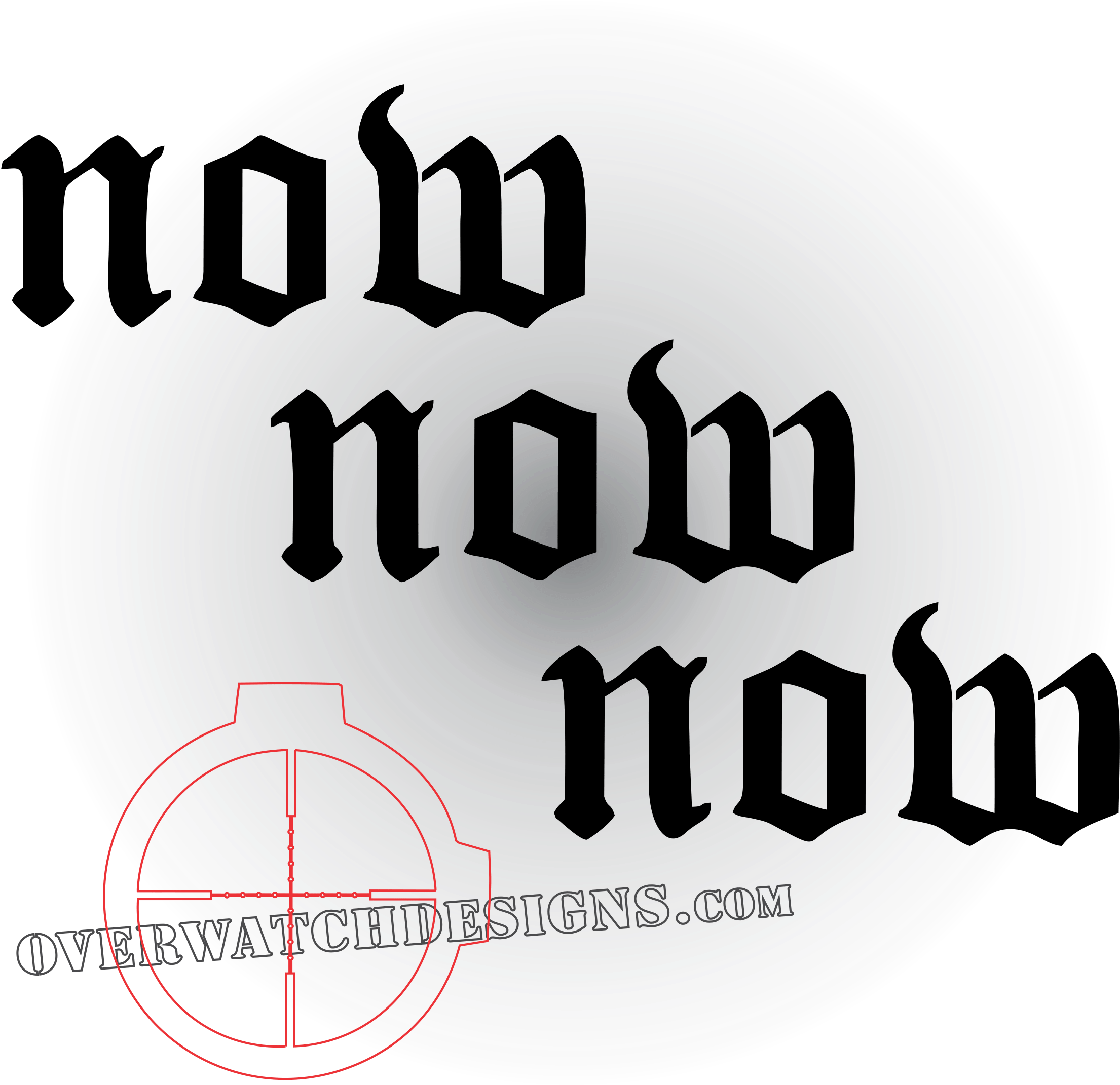 Now Now Now - Old English Font (2401x2393), Png Download