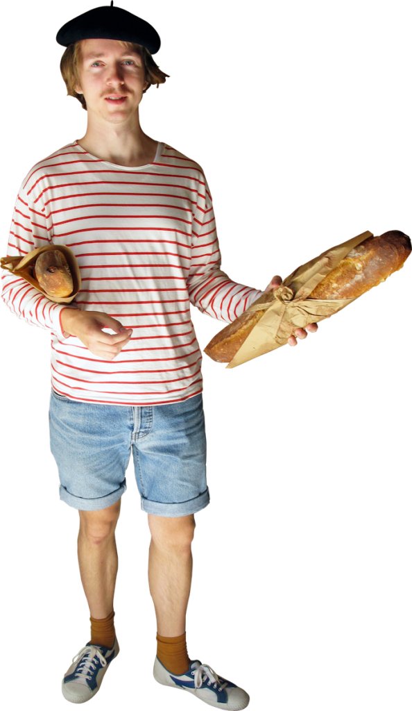 Free Png France Baguette Png Images Transparent - French Man With ...